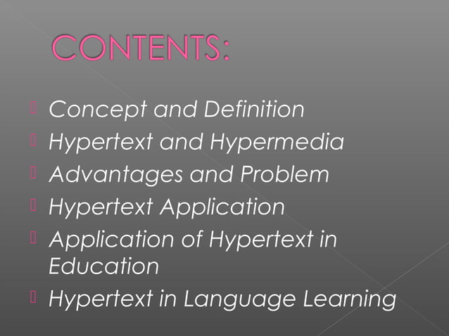 Hypertext system (presentation) 1 | PPT