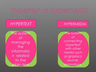 Hypertext system (presentation) 1 | PPT