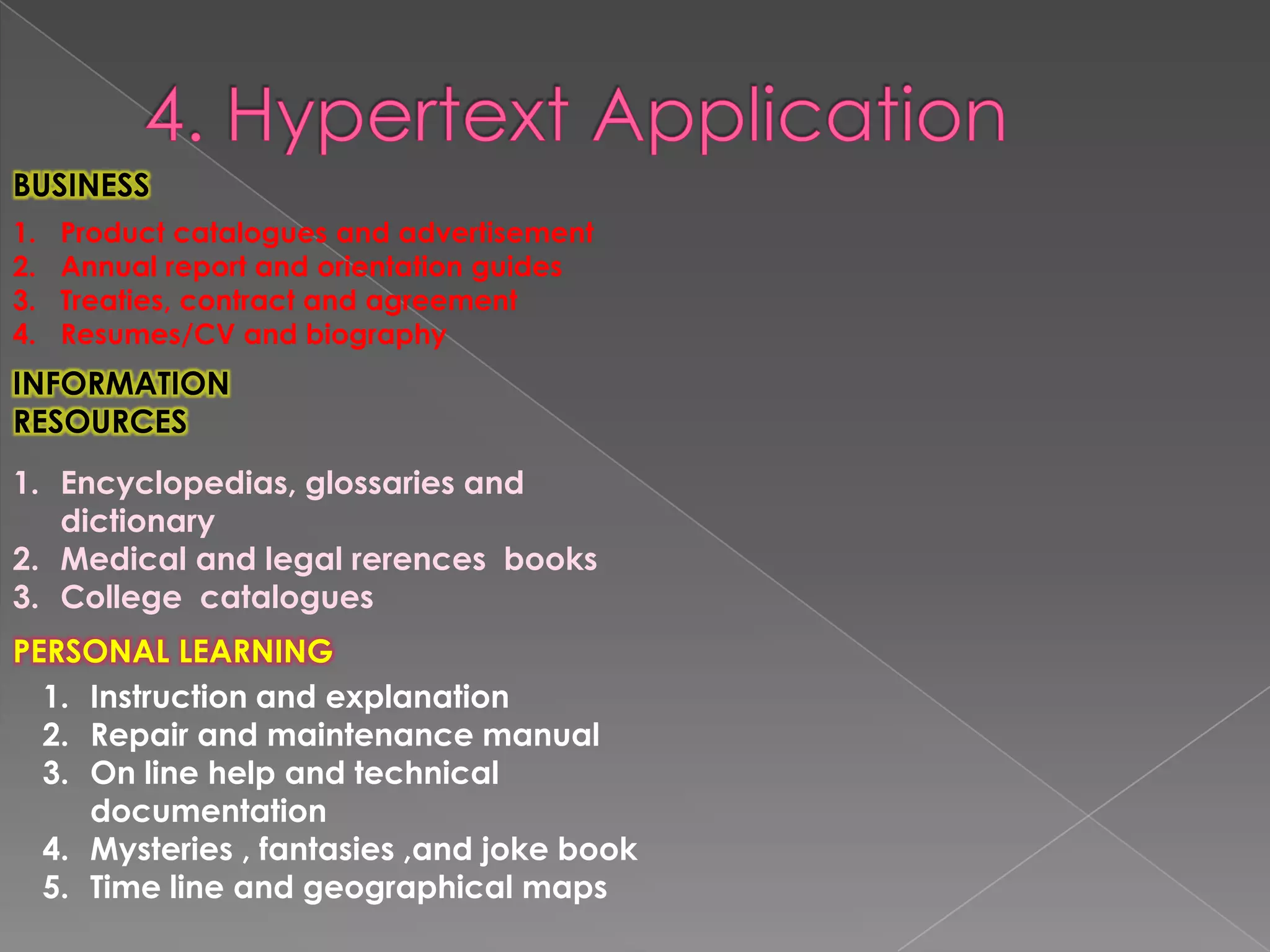 Hypertext system (presentation) | PPT