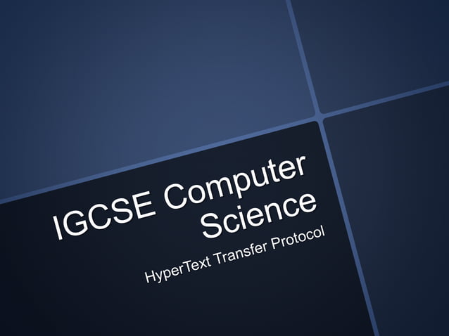 Hyper text transfer protocol | PPT