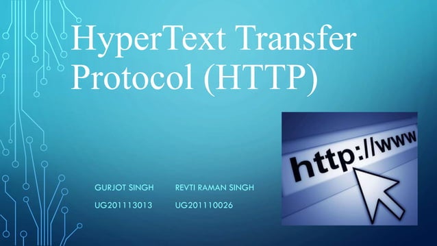 HyperText Transfer Protocol (HTTP) | PPTX