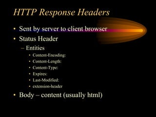 Hyper text transport protocol | PPT