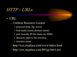 Hyper text transport protocol | PPT