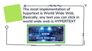 hypertextuality | PPTX | Web Design and HTML | Internet