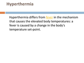 Hyperthermia | PPTX