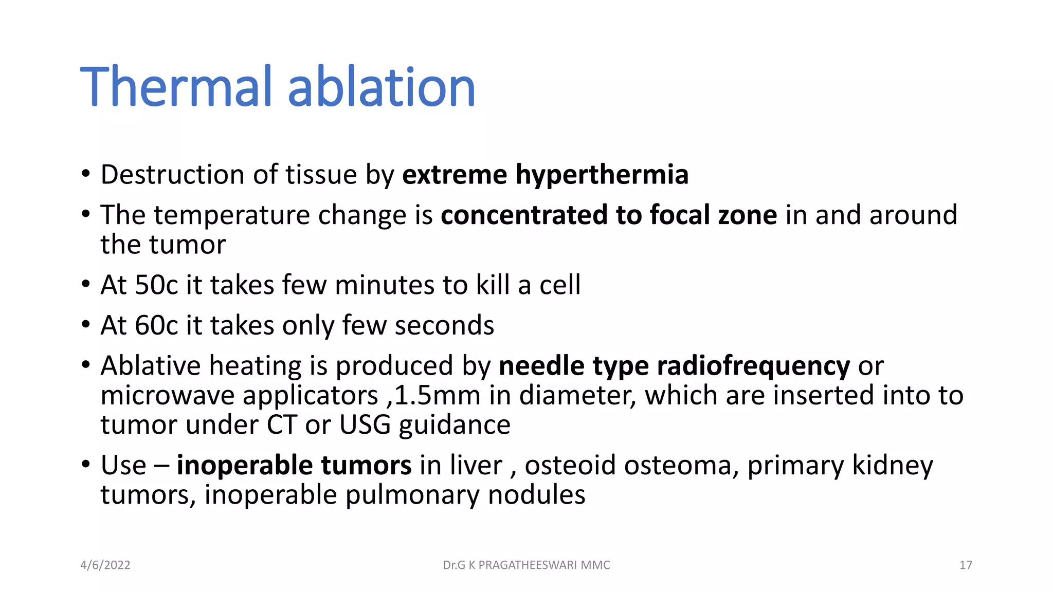 Hyperthermia | PPTX