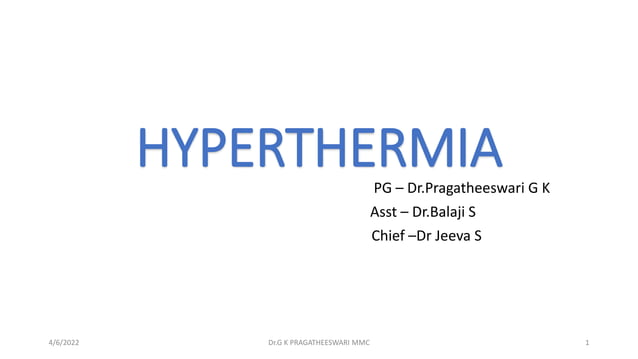 Hyperthermia | PPT