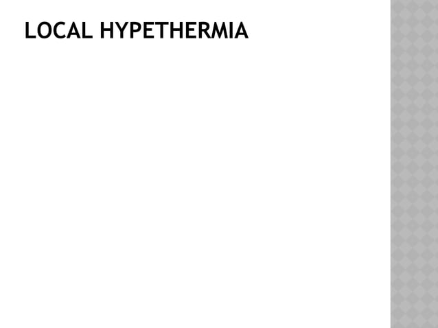 BASICS AND RADIOBIOLOGY AND CLINICAL TRIALS IN HYPERTHERMIA | PPT
