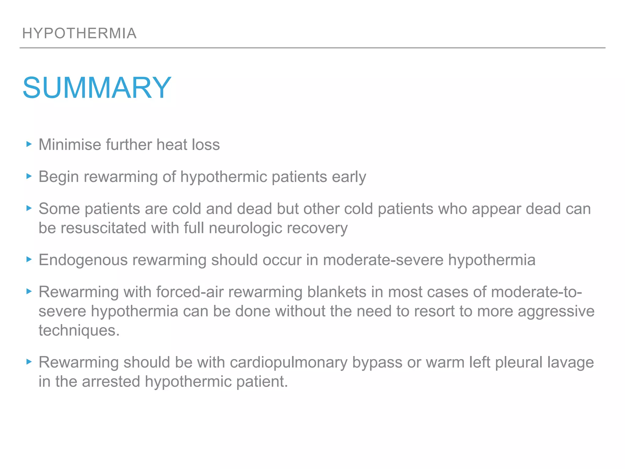 Hyperthermia and hypothermia | PPTX