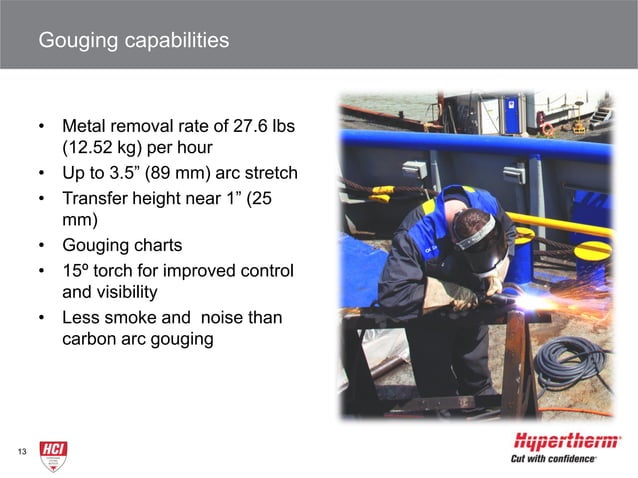 Hypertherm Powermax125 air plasma cutting and gouging system new ...