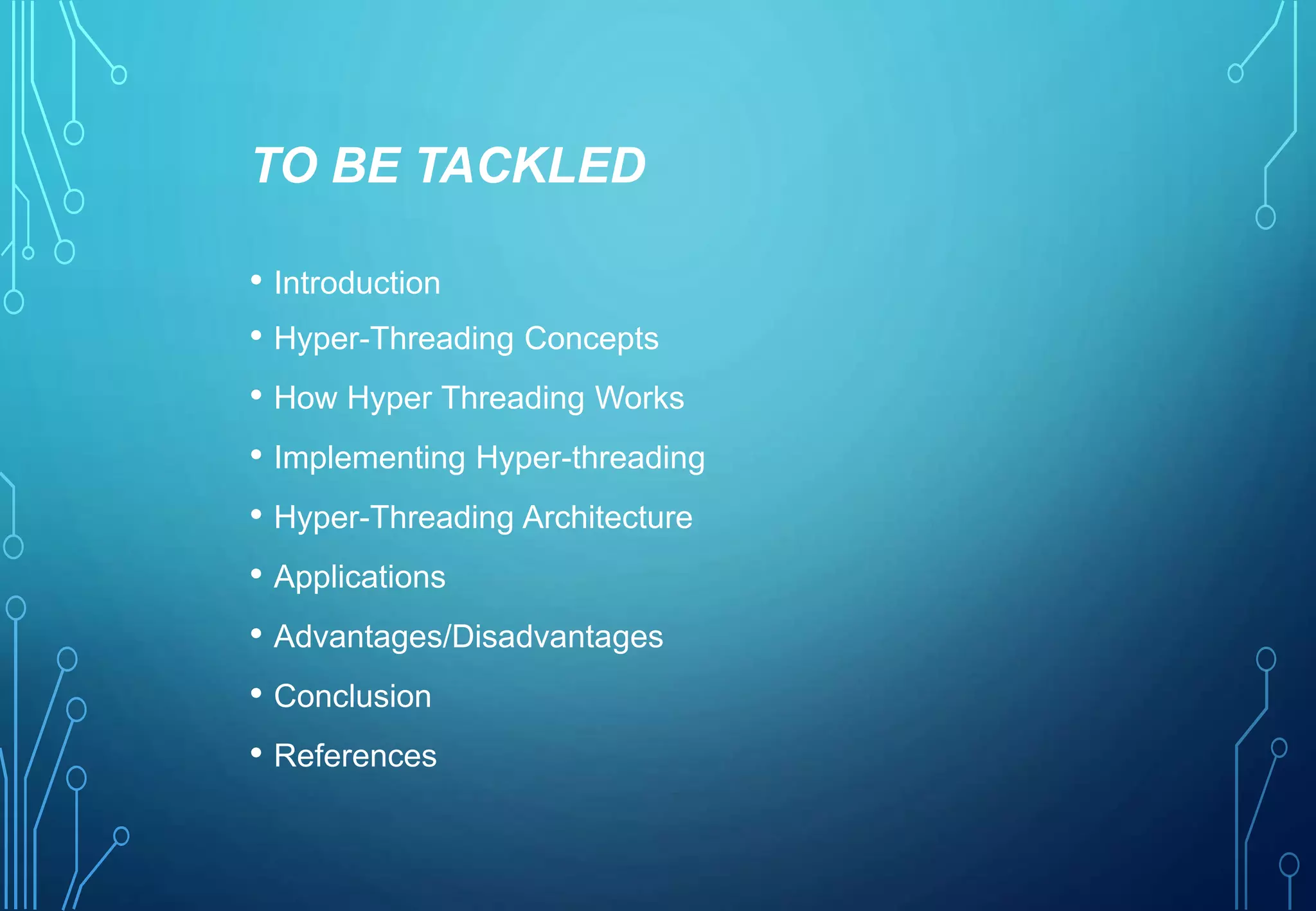 Hyper threading | PPT