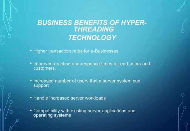 Hyper threading | PPT