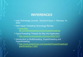 Hyper threading | PPT