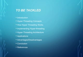 Hyper threading | PPT