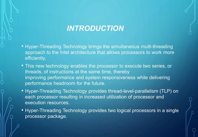 Hyper threading | PPT