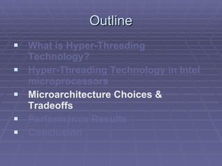 Hyper Threading Technology | PPT