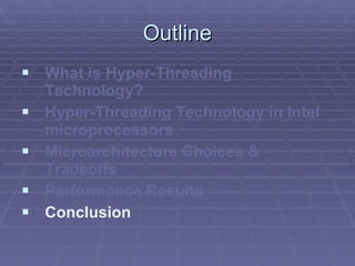 Hyper Threading Technology | PPT