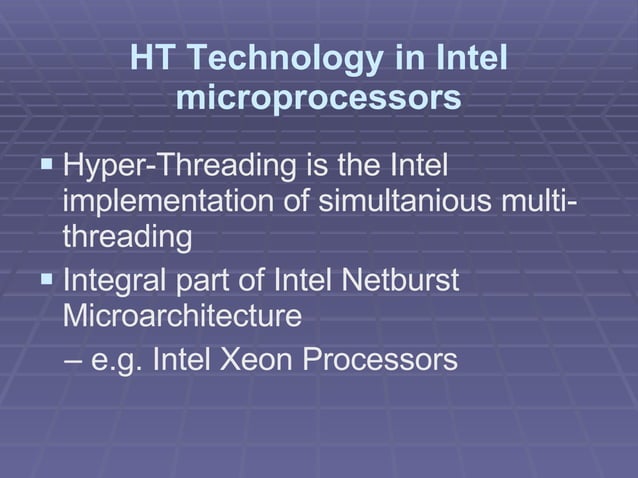 Hyper Threading Technology | PPT