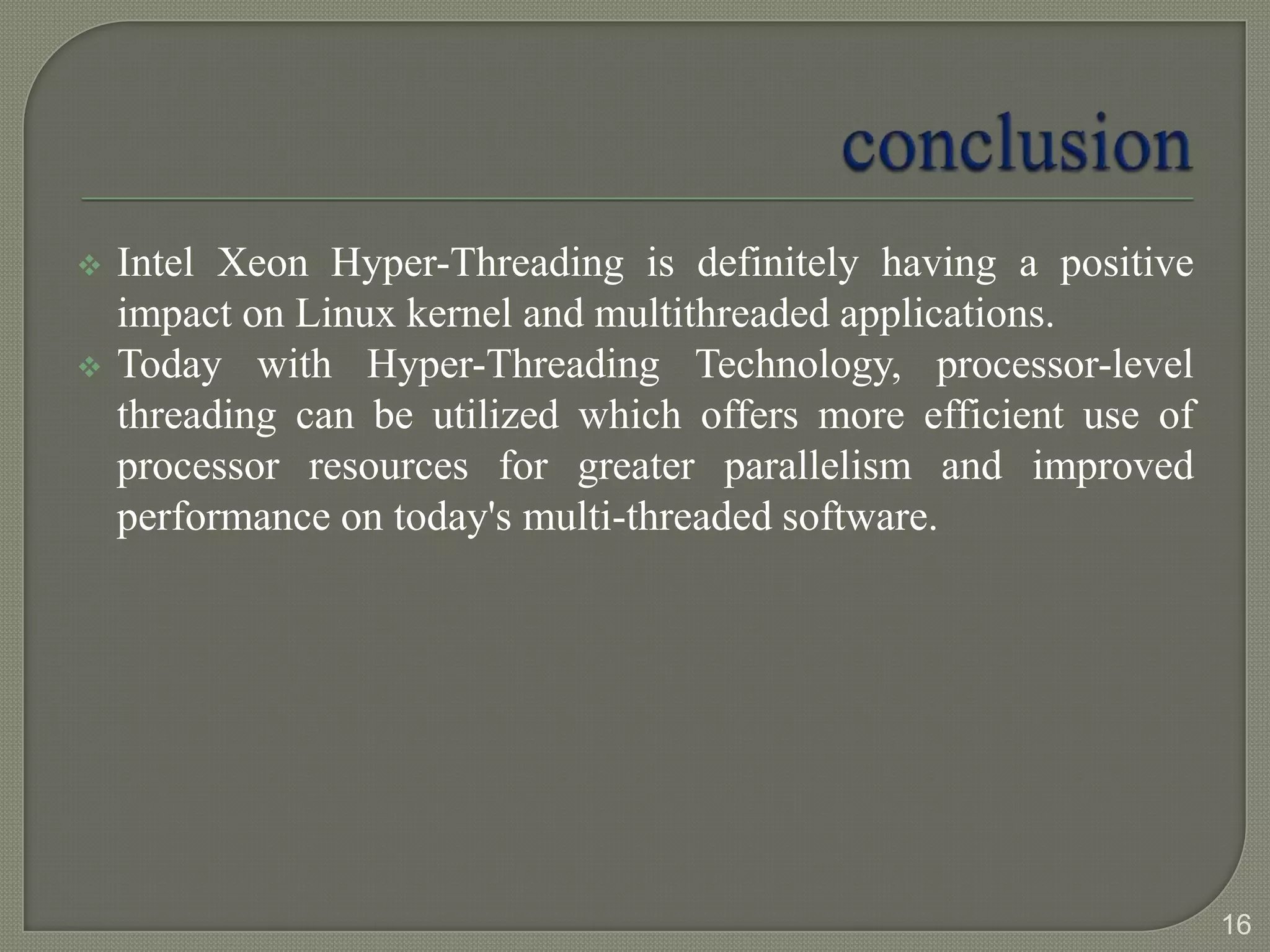 Hyper threading technology | PPT