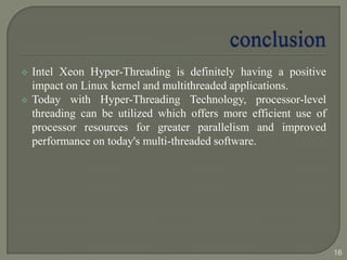 Hyper threading technology | PPT