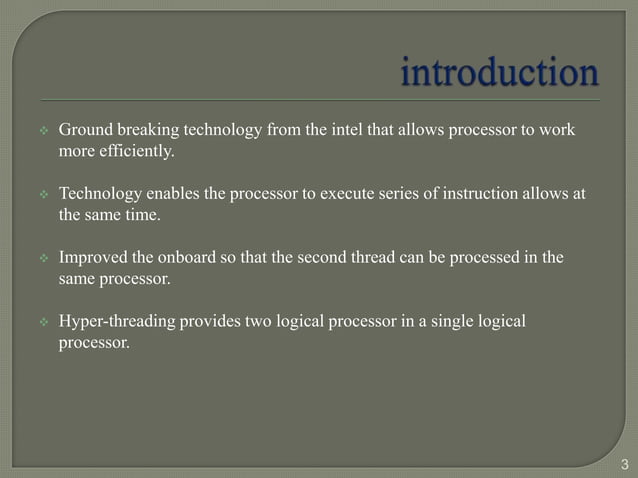 Hyper threading technology | PPT