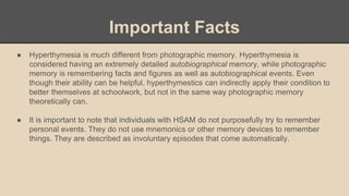 Hyperthymesia | PPTX | Brain and Nervous System Disorders | Diseases ...