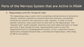 Hyperthymesia | PPTX | Brain and Nervous System Disorders | Diseases ...