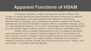 Hyperthymesia | PPTX | Brain and Nervous System Disorders | Diseases ...