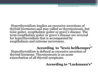 Hyperthyrodism | PPTX