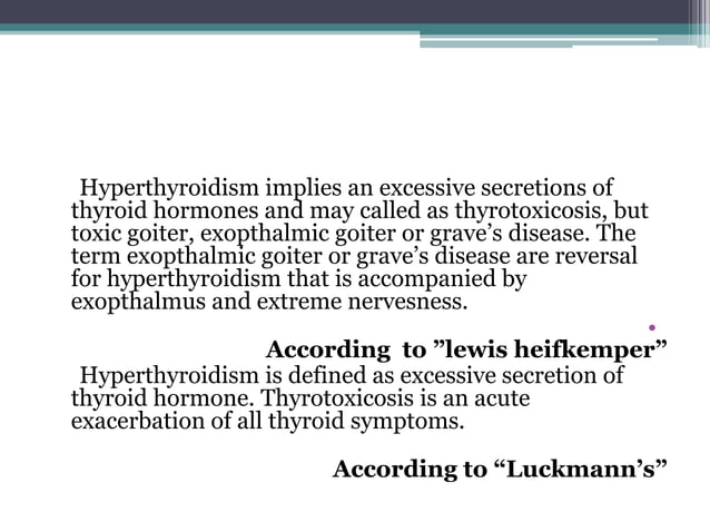 Hyperthyrodism | PPTX