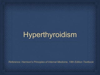 hyperthyroidism.pptx medicine and ddx of it | PPT