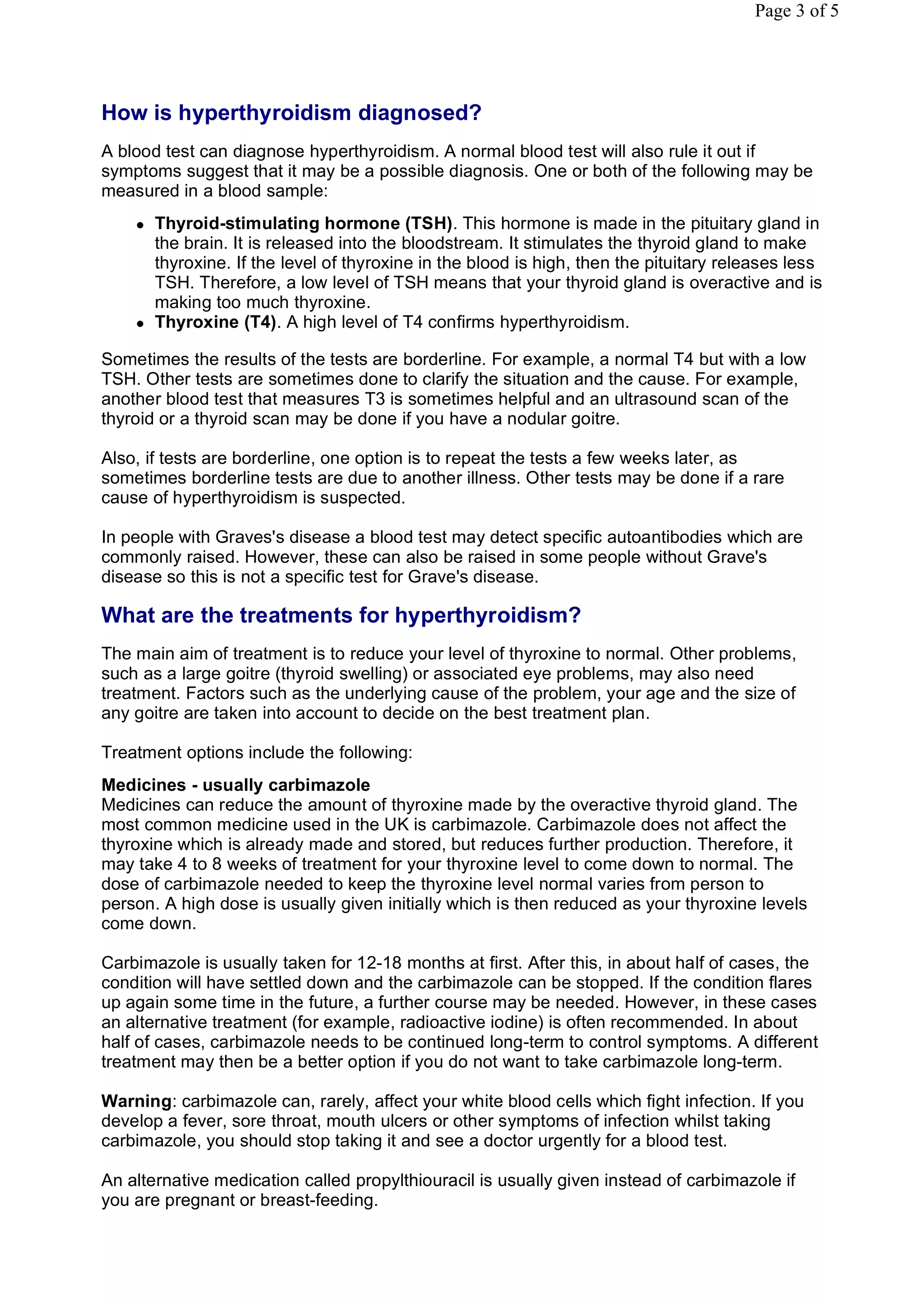 Hyperthyroidism | PDF