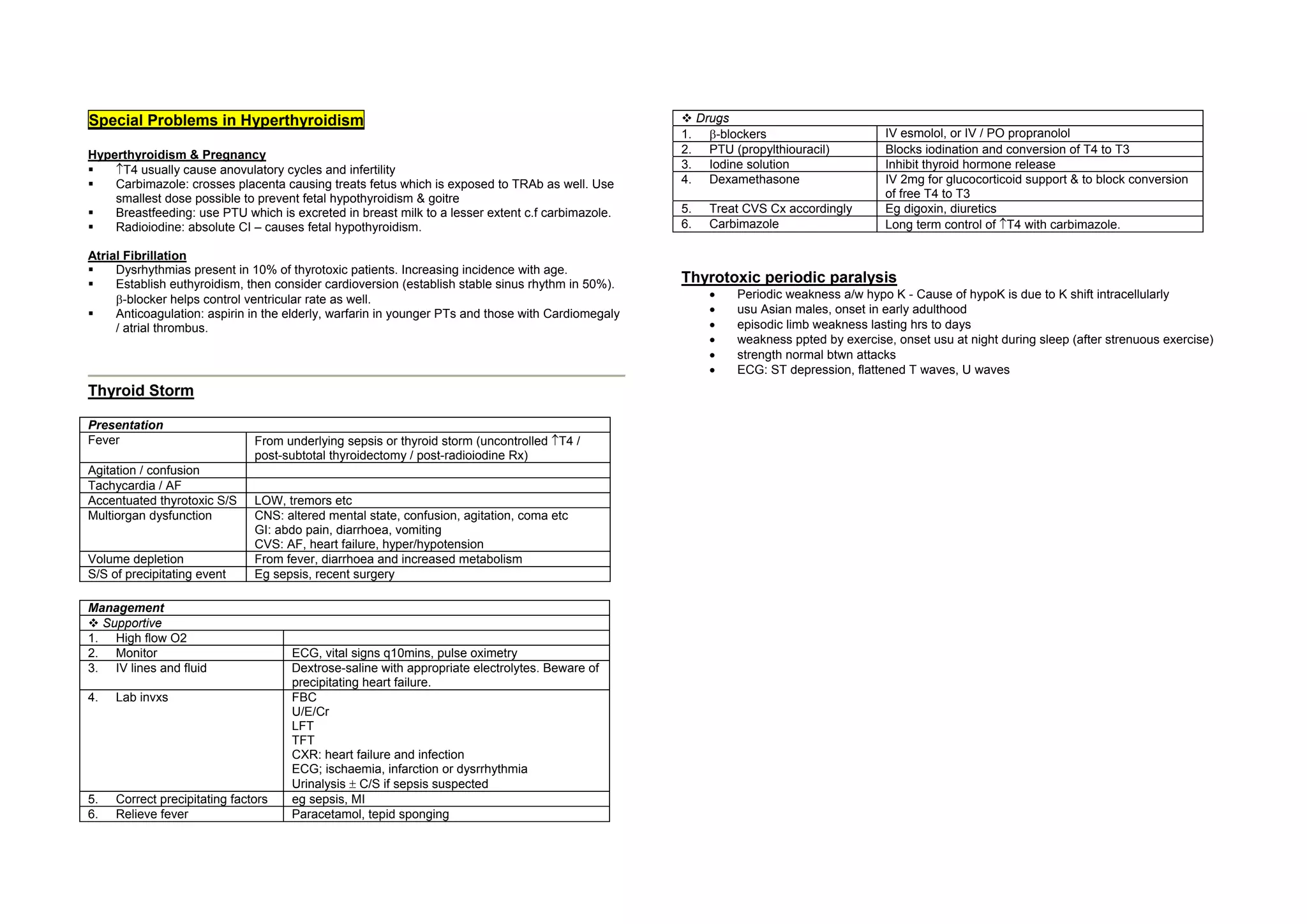 Hyperthyroidism summary | PPT