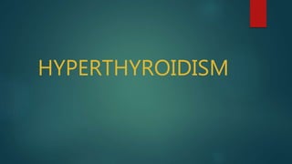 Hyperthyroidism | PPTX | Thyroid Disorders | Endocrine and Metabolic ...