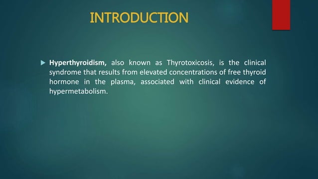 Hyperthyroidism | PPTX | Thyroid Disorders | Endocrine and Metabolic Diseases