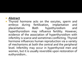 Hyperthyroidism | PPTX