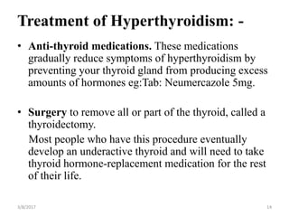 Hyperthyroidism | PPTX