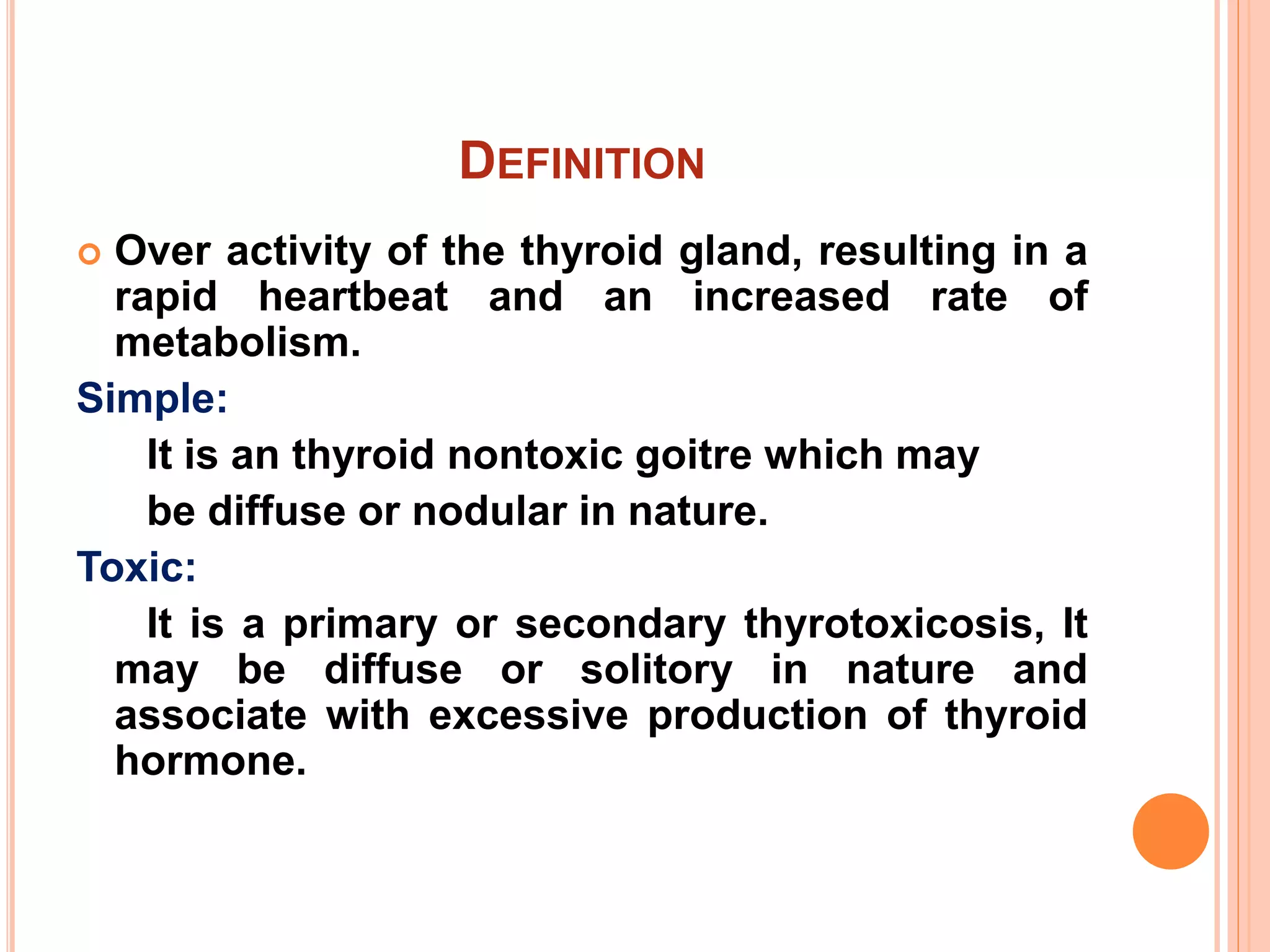 Hyper thyroidism | PPTX