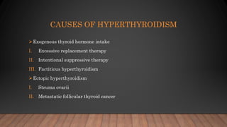 hyperthyroidism | PPTX