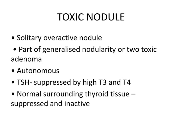 HYPERTHYROIDISM,clinical features and its management | PPT