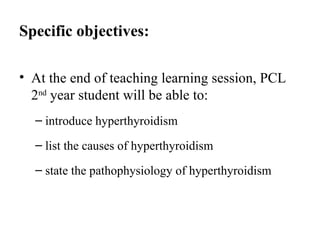 Hyperthyroidism.pptx For Nurses BNS first year | PPTX