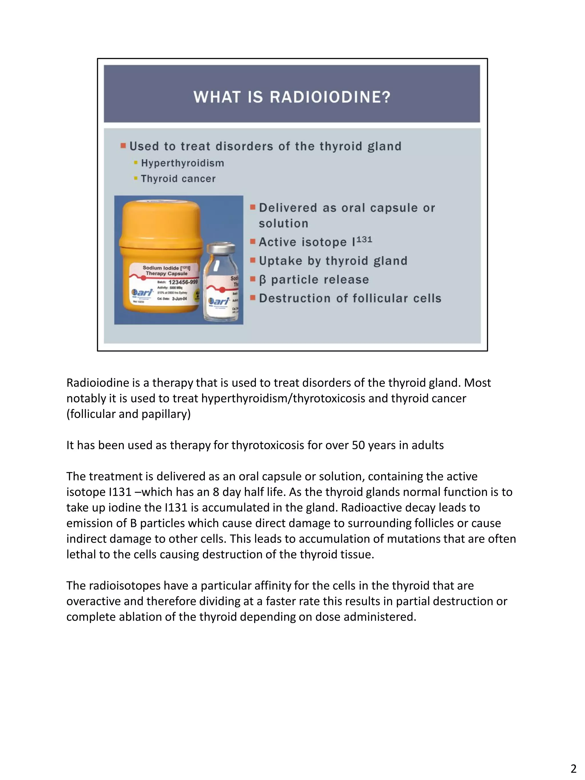 Hyperthyroidism and the safety of radioiodine in children | PDF