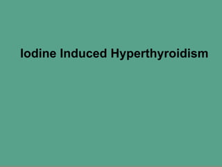 Hyperthyroidism approach to management- dr selim | PPT