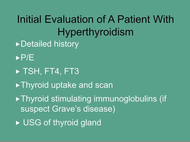 Hyperthyroidism approach to management- dr selim | PPT