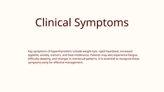 Hyperthyroidism power point presentation | PPTX