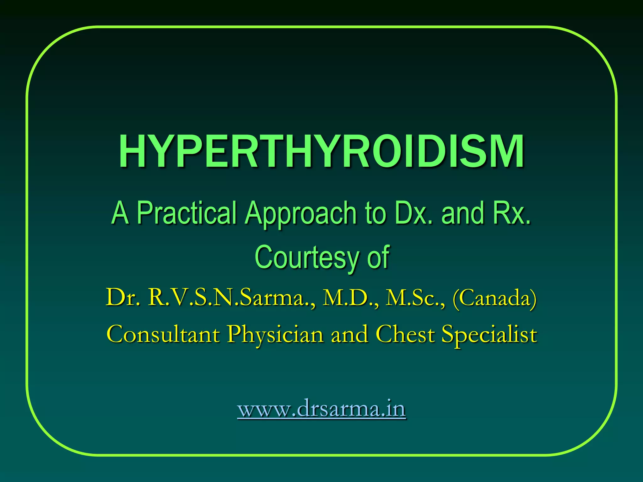 Hyperthyroidism for Apex students.ppt