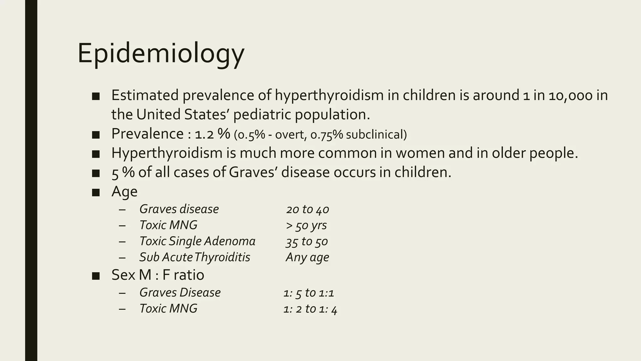 Hyperthyroidism in children | PPTX