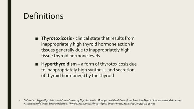 Hyperthyroidism in children | PPTX | Thyroid Disorders | Endocrine and ...