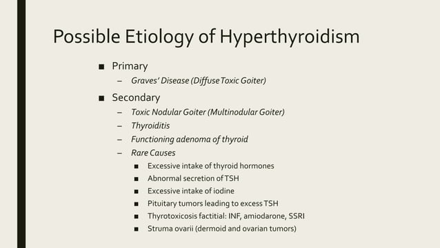 Hyperthyroidism in children | PPTX | Thyroid Disorders | Endocrine and Metabolic Diseases