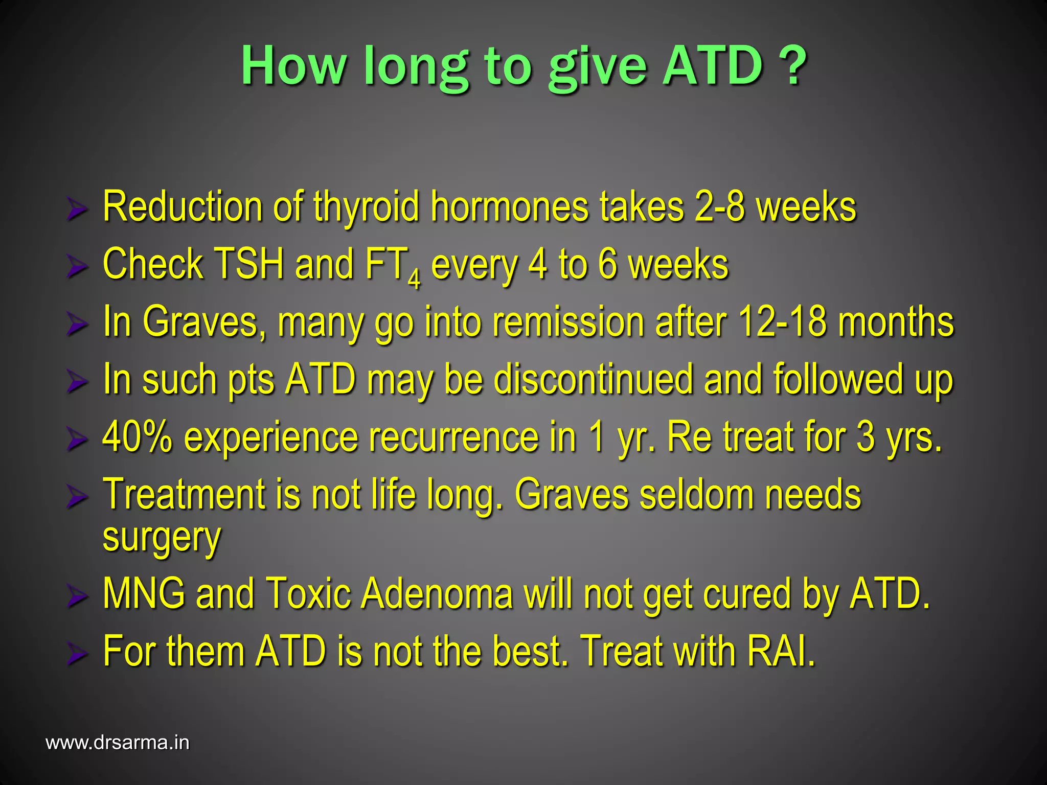 Hyperthyroidism management | PPTX